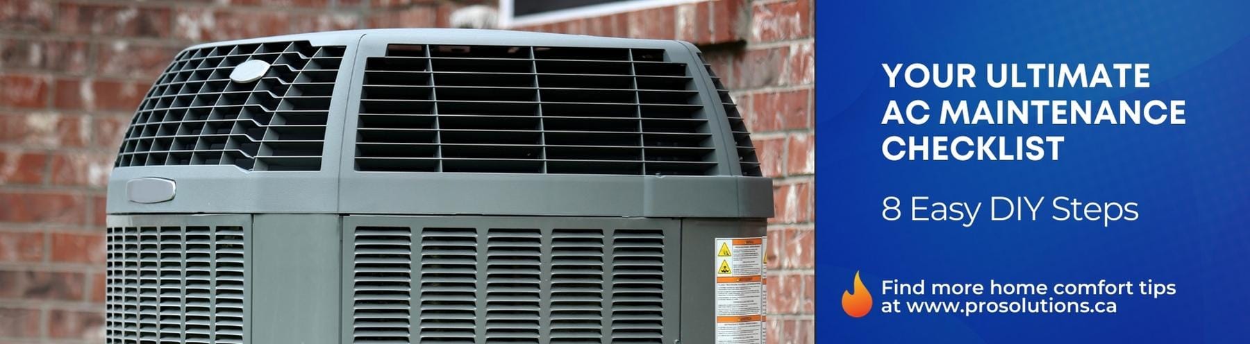 Your Ultimate AC Maintenance Checklist: 8 Easy DIY Steps ⋆ ProSolutions